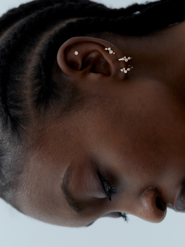 Elena 8 Huggie Left | Maria Black