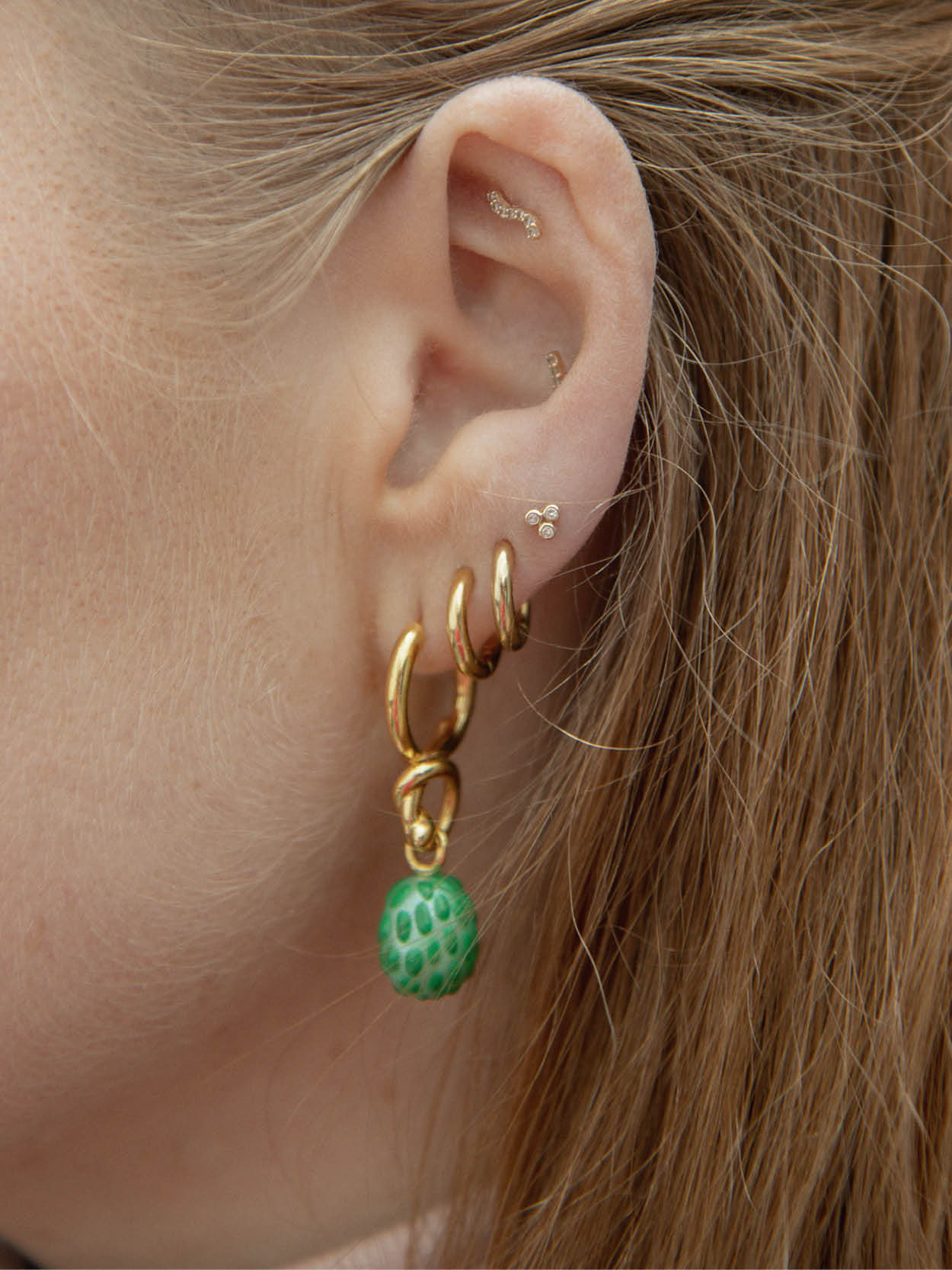 Wave Piercing Stud | Maria Black