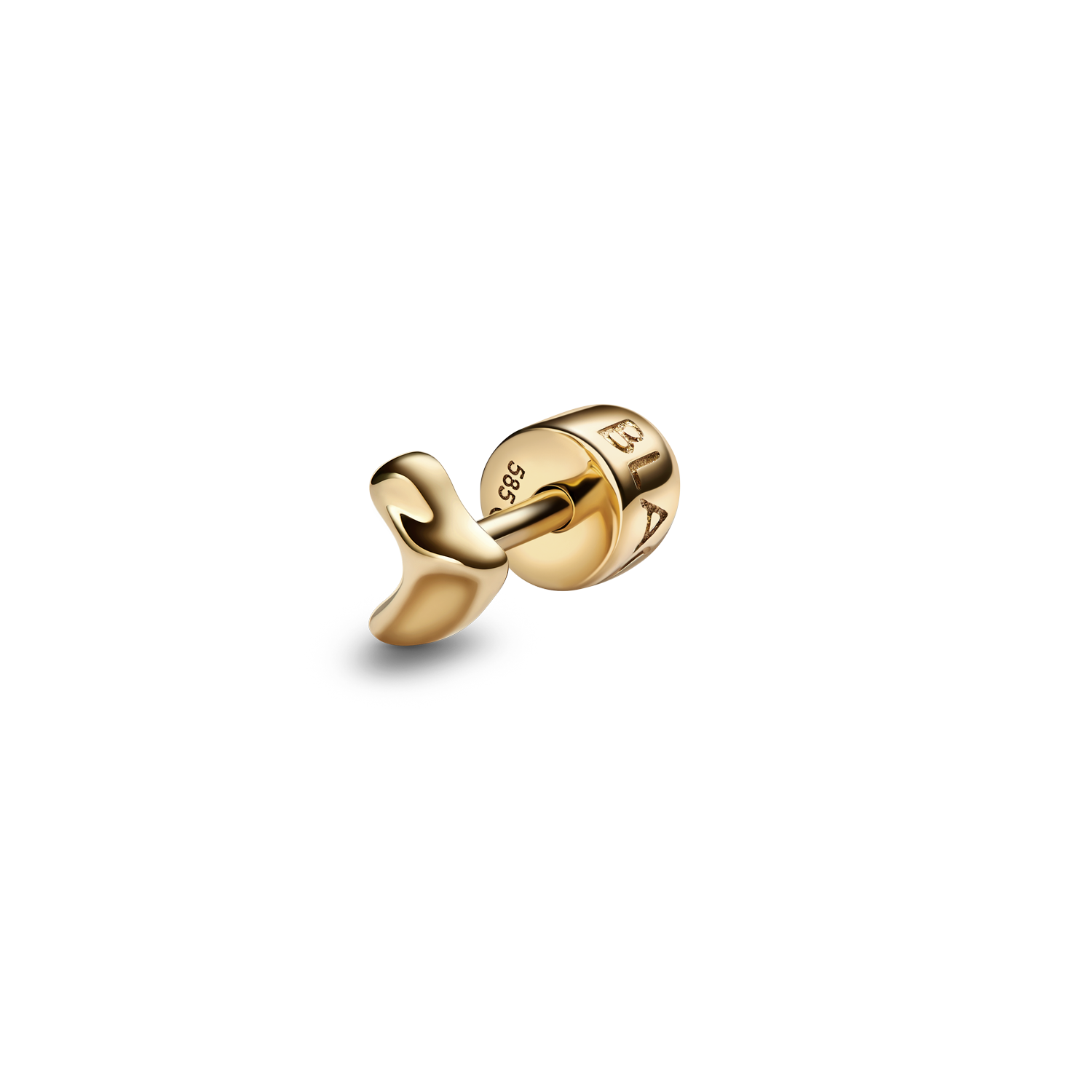 Micro Nugget Stud YG14K | Maria Black